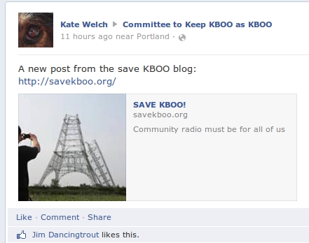 Save KBOO from Save KBOO: Comrade Kate Welch Opens KKK Facebook Profile ...