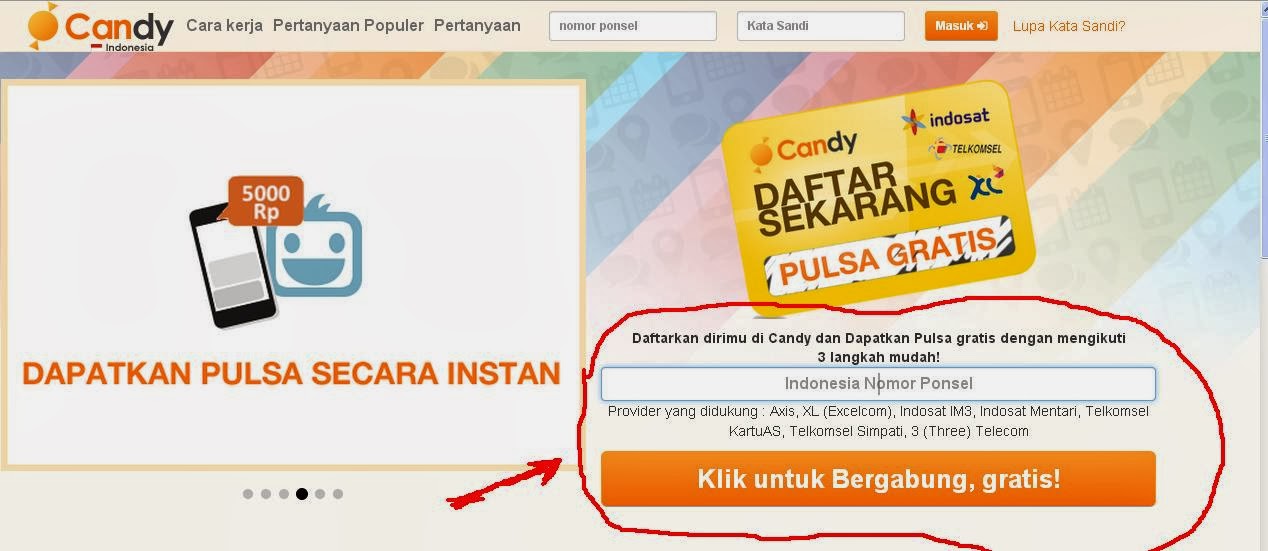 Cara Mudah Mendapatkan Pulsa Gratis Sampai dengan 100 Ribu - KangMuin