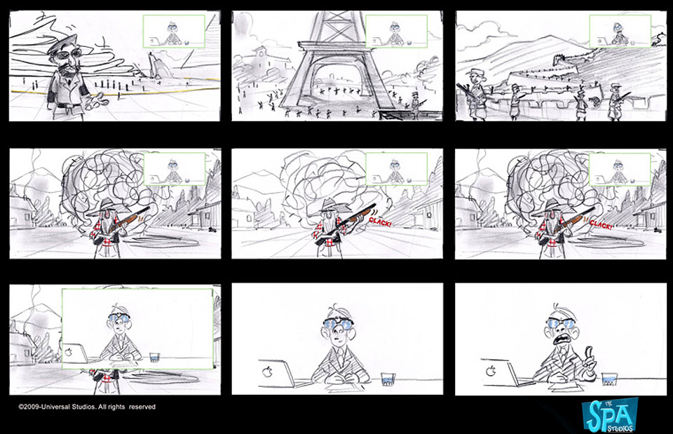 Living Lines Library: Despicable Me (2010) - Storyboards