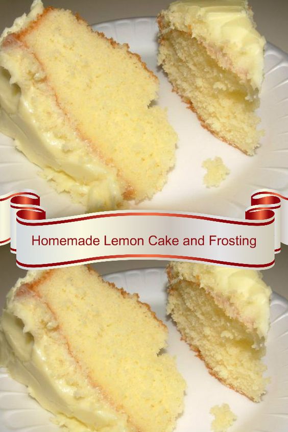 Homemade Lemon Cake And Frosting Tasty Kitchen Recipes