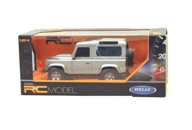 Landrover Defender: Welly 1:24 Land Rover Defender Remote Control Car ...