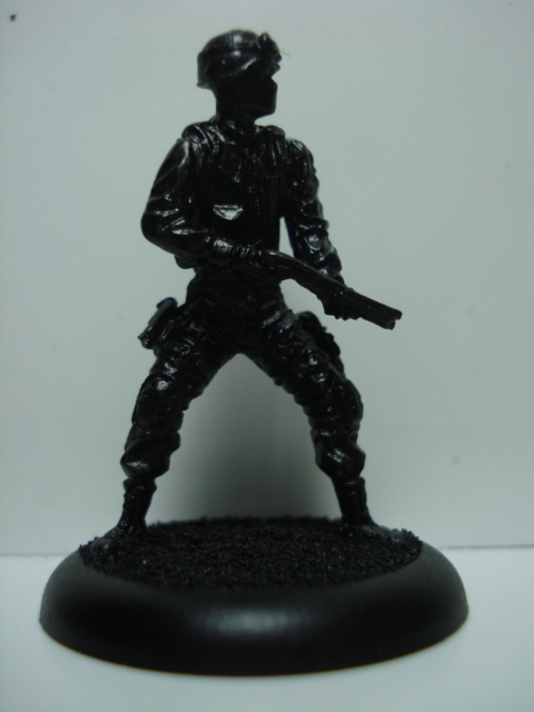 GMorts Chaotica: Knight Models - Commissioner Gordon +SWAT Team