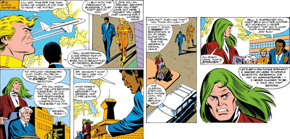 The Peerless Power of Comics!: Heads Will Roll At Gamma Base!