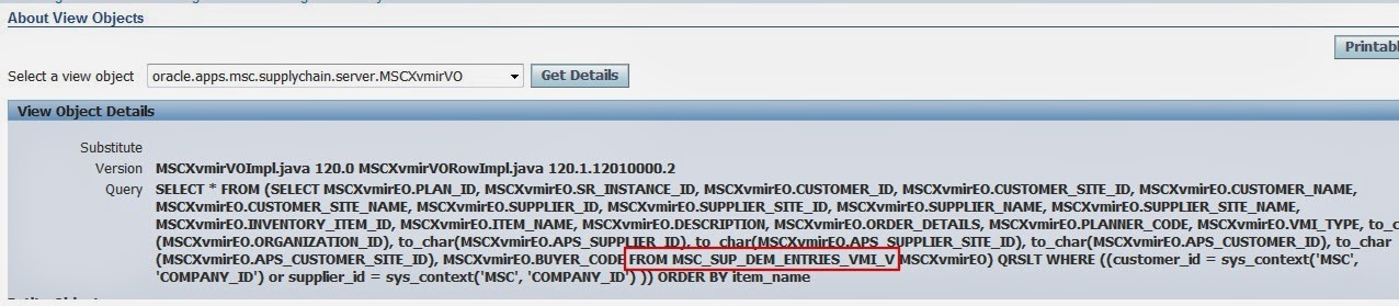How To Find The Table Name On Oaf Page Simplifying Oracle E Business Suite
