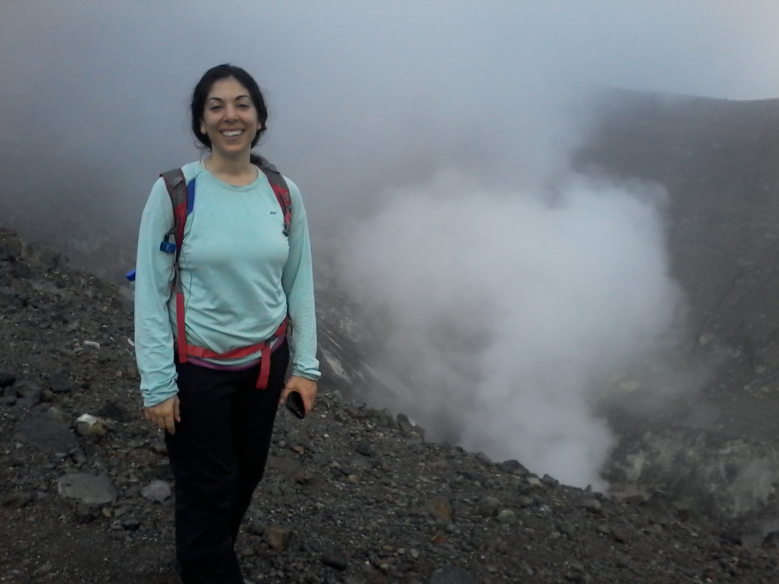 guide jotje lala: volcano guide jotje lala on the top of lokon volcano ...