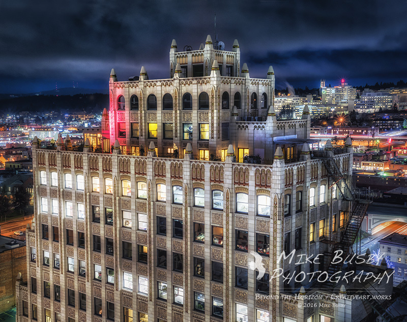 The Rooftops of Spokane - by Mike Busby Photography