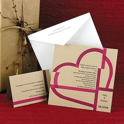 Heart Wedding Invitations