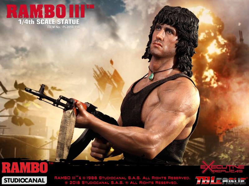 toyhaven: Check out TBLeague Quarter scale 1/4 Scale Rambo Ⅲ 46cm (18 ...