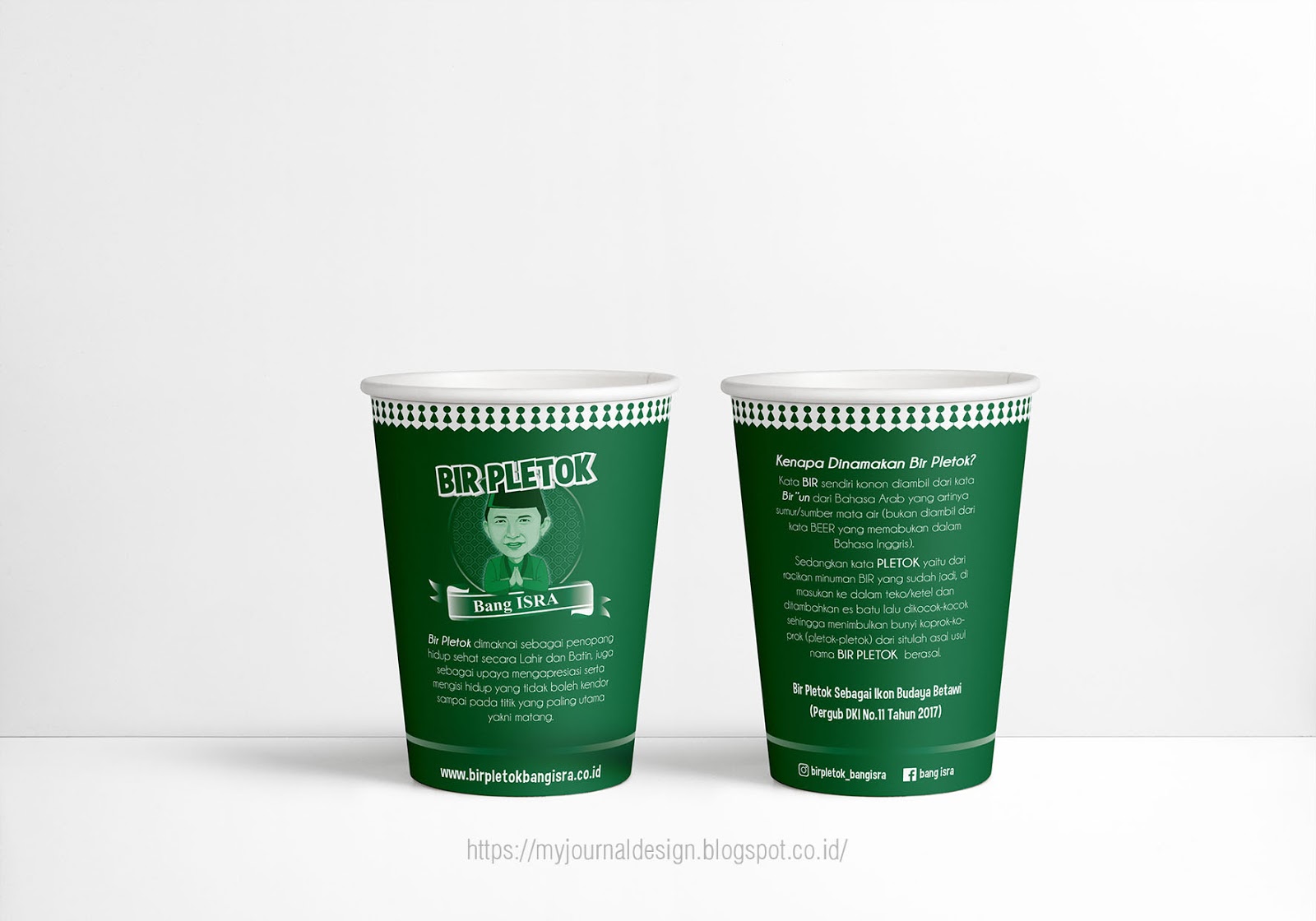 BIR PLETOK BANG ISRA - PAPER CUP | Devi's journal design