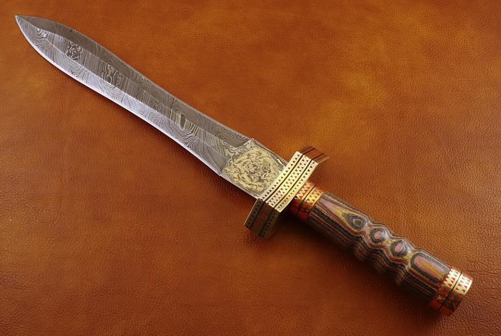 Damascus World: CUSTOM DAMASCUS DAGGER KNIFE