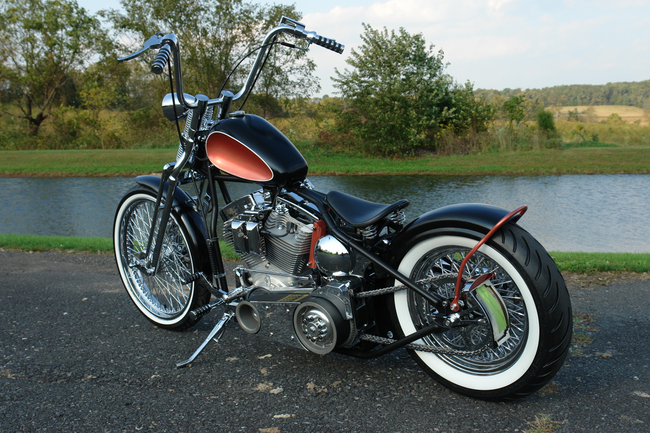 biker excalibur II: Copper bobber by American classic motors