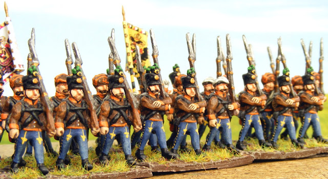 Miniature Soldiers: Austrian Grenzer Regiment Nr. 4th in 1848