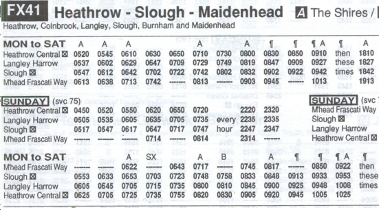 Public Transport Experience: Hybrids to Heathrow