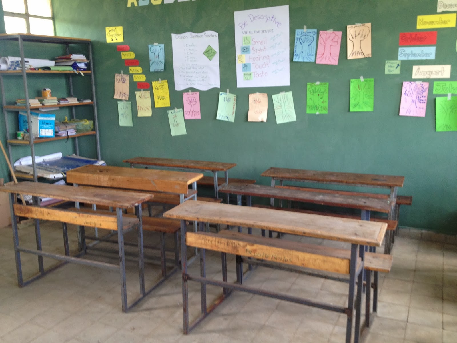One Step at a Time: A Peace Corps Story: My model classroom