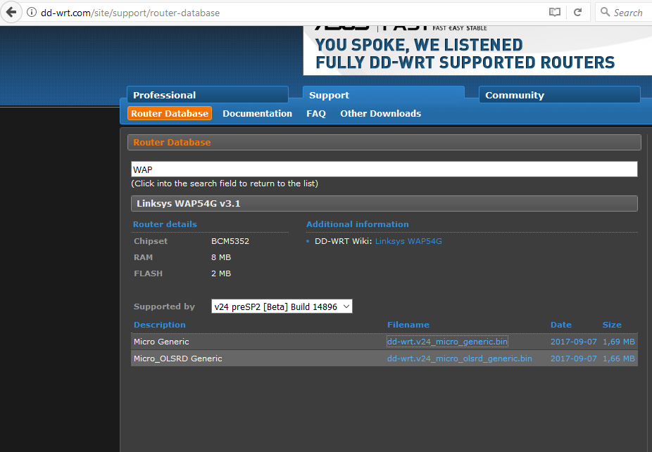 Cara Upgrade Firmware Linksys WAP54G ke DD-WRT