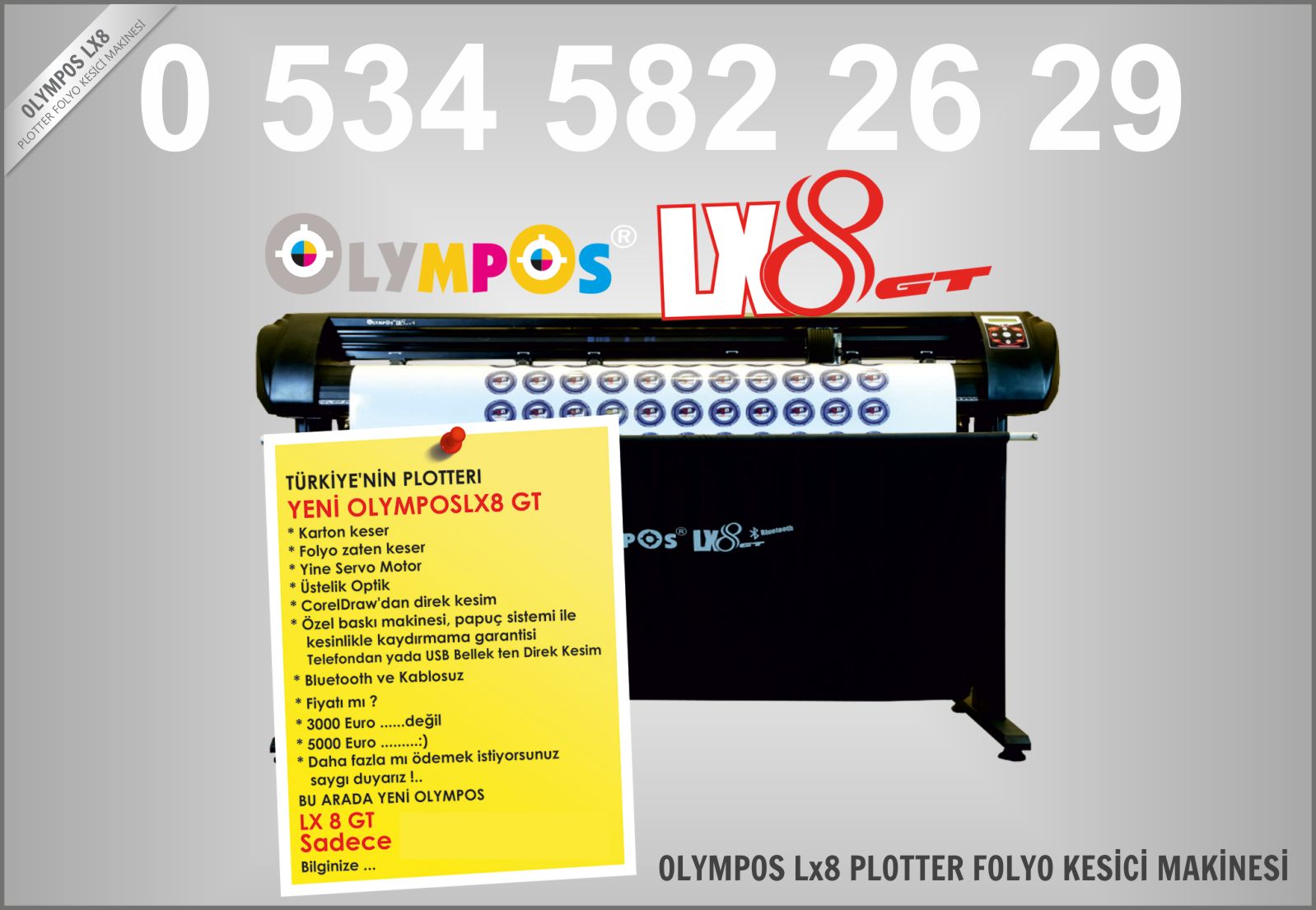 Plotter: Olympos plotter satışı