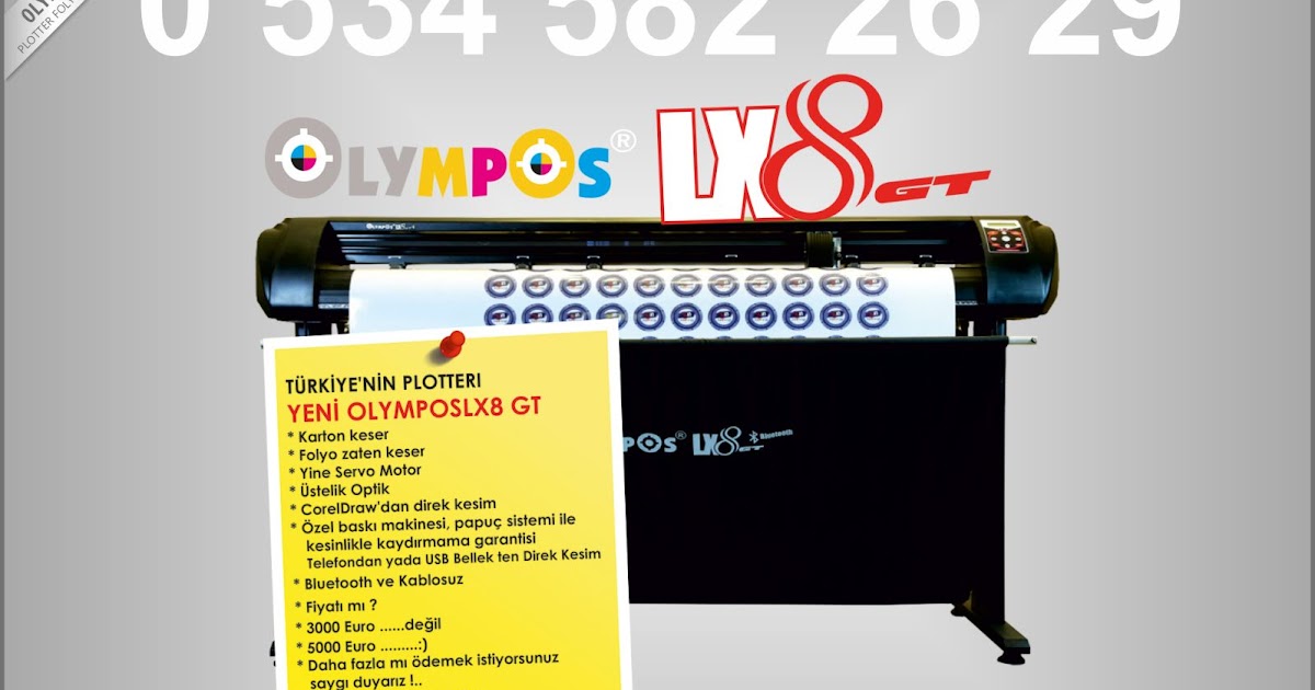 Plotter: Olympos plotter satışı