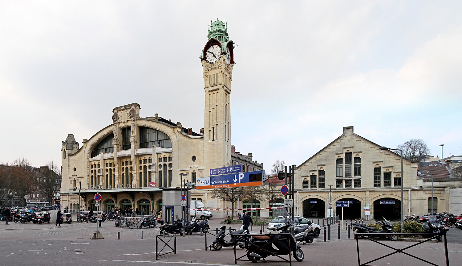 Rouen et région rouennaise. Autour de Rouen.: GARE de ROUEN
