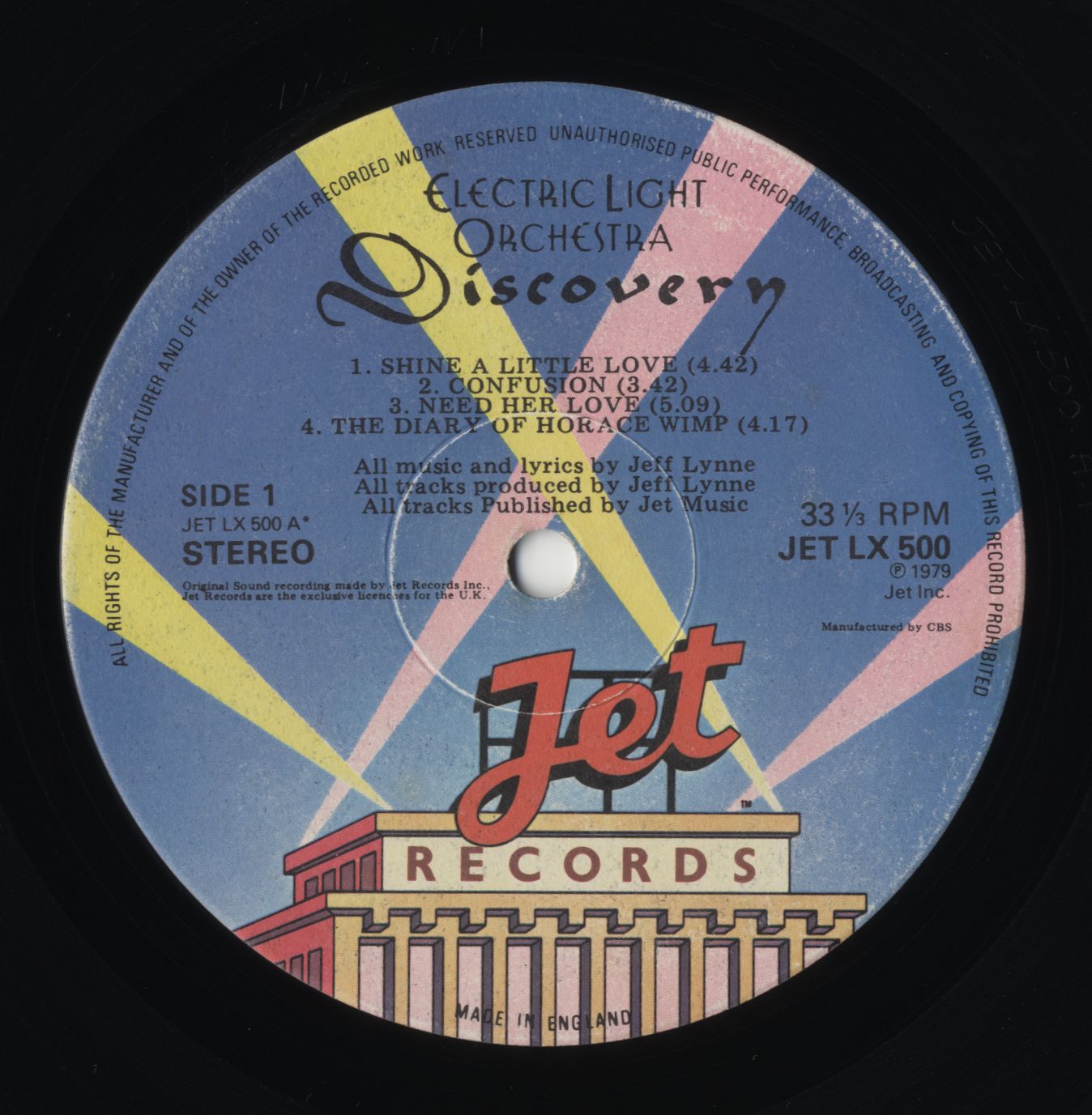 Electric Light Orchestra 1979 Discovery (UK)