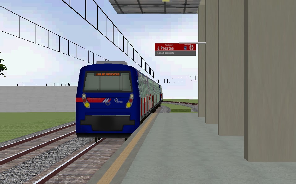 OpenBVE Criações Brasil: Série 9500 e 5500 e Status Linha 8.