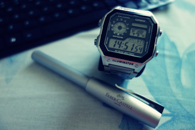 My watch - fountain pen combo | Paper and Digital