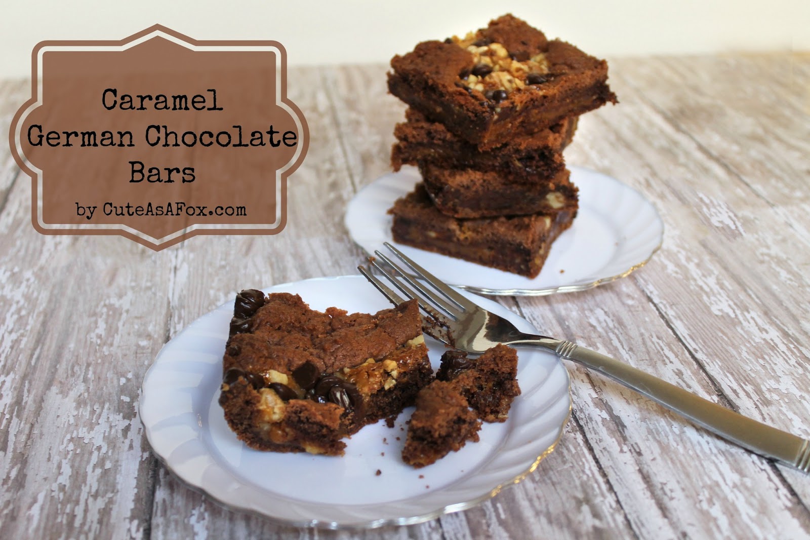 Caramel German Chocolate Bars