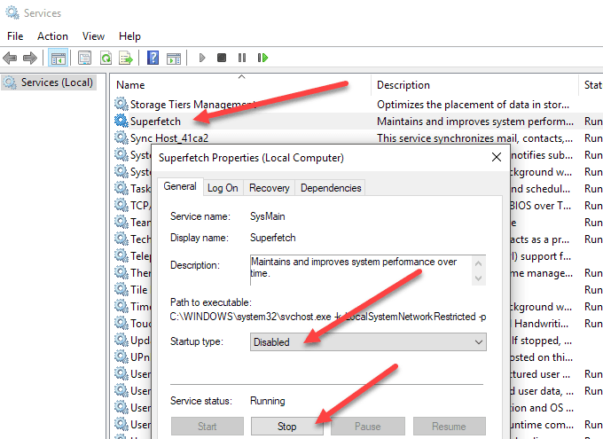 Superfetch Windows 11