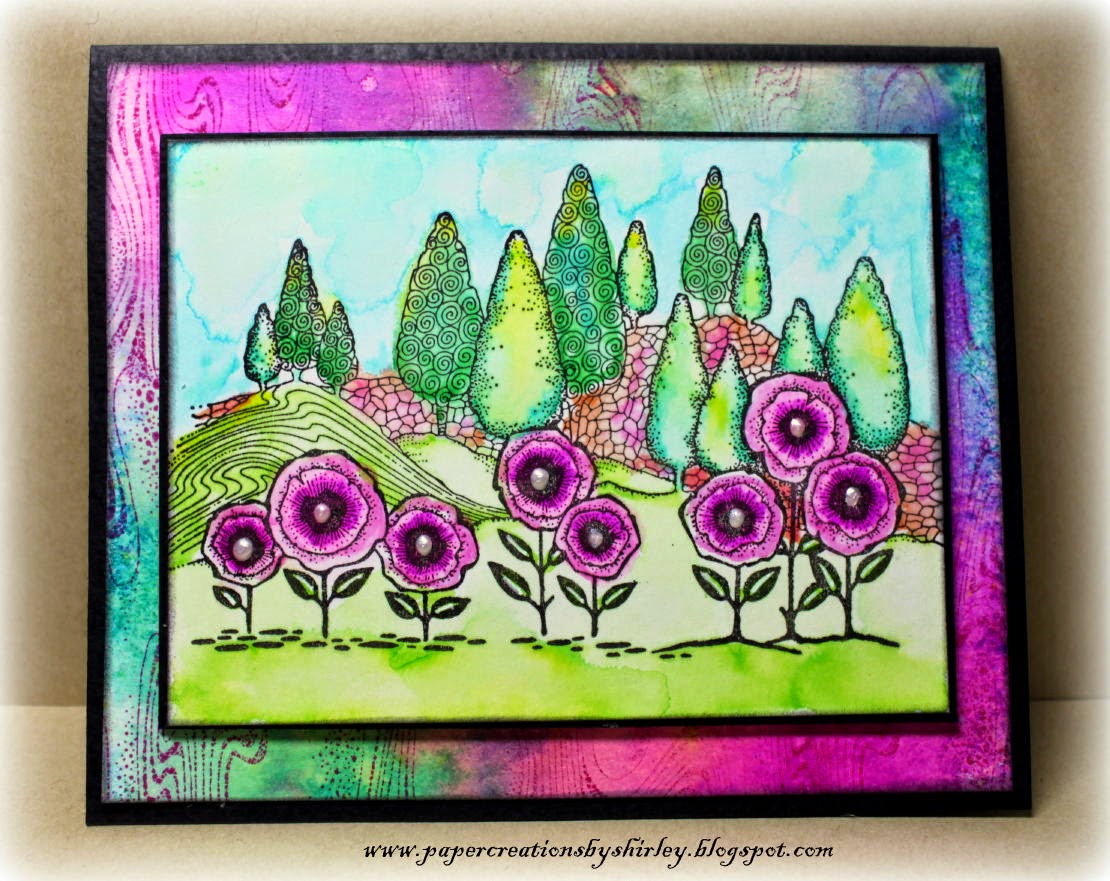 Paper Creations by Shirley: Vibrant Doodle Landscape