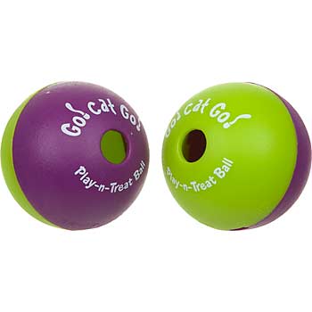 Mickey's Pet Supplies Blog: Go Cat Go Play N Treat Balls-Great treat ...