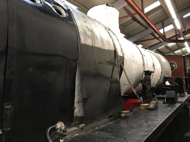 North Tyneside Steam Railway: Cladding Begins