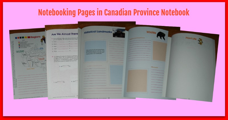 Canada Book: Canadian Province Notebook - A Net in Time