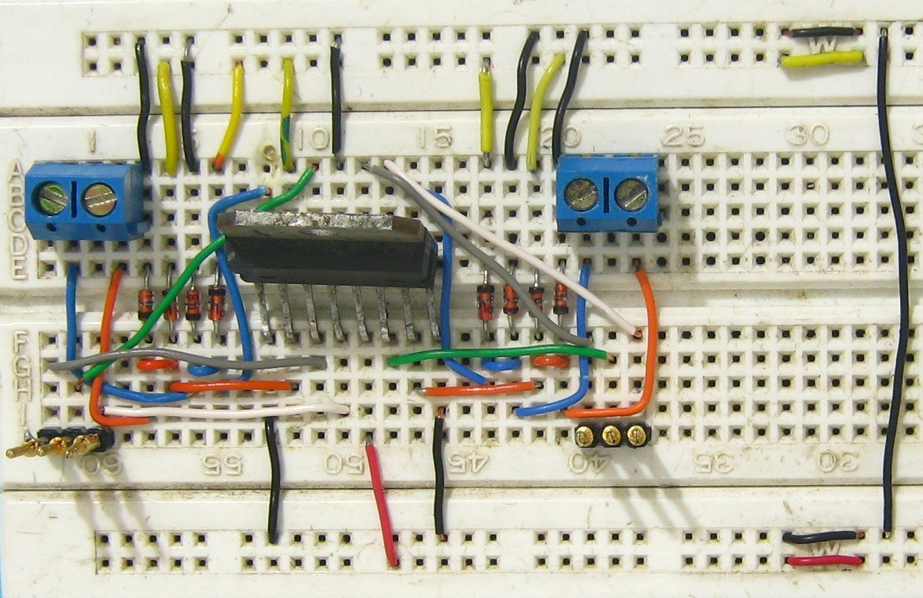 Electrónica Y Programación: Puente H con el L298