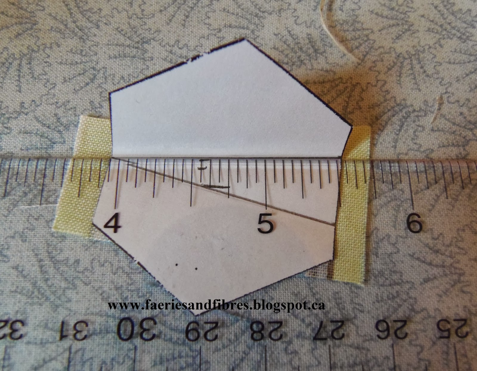 Faeries and Fibres: Tutorial: Making a hexagon star my way - part 1