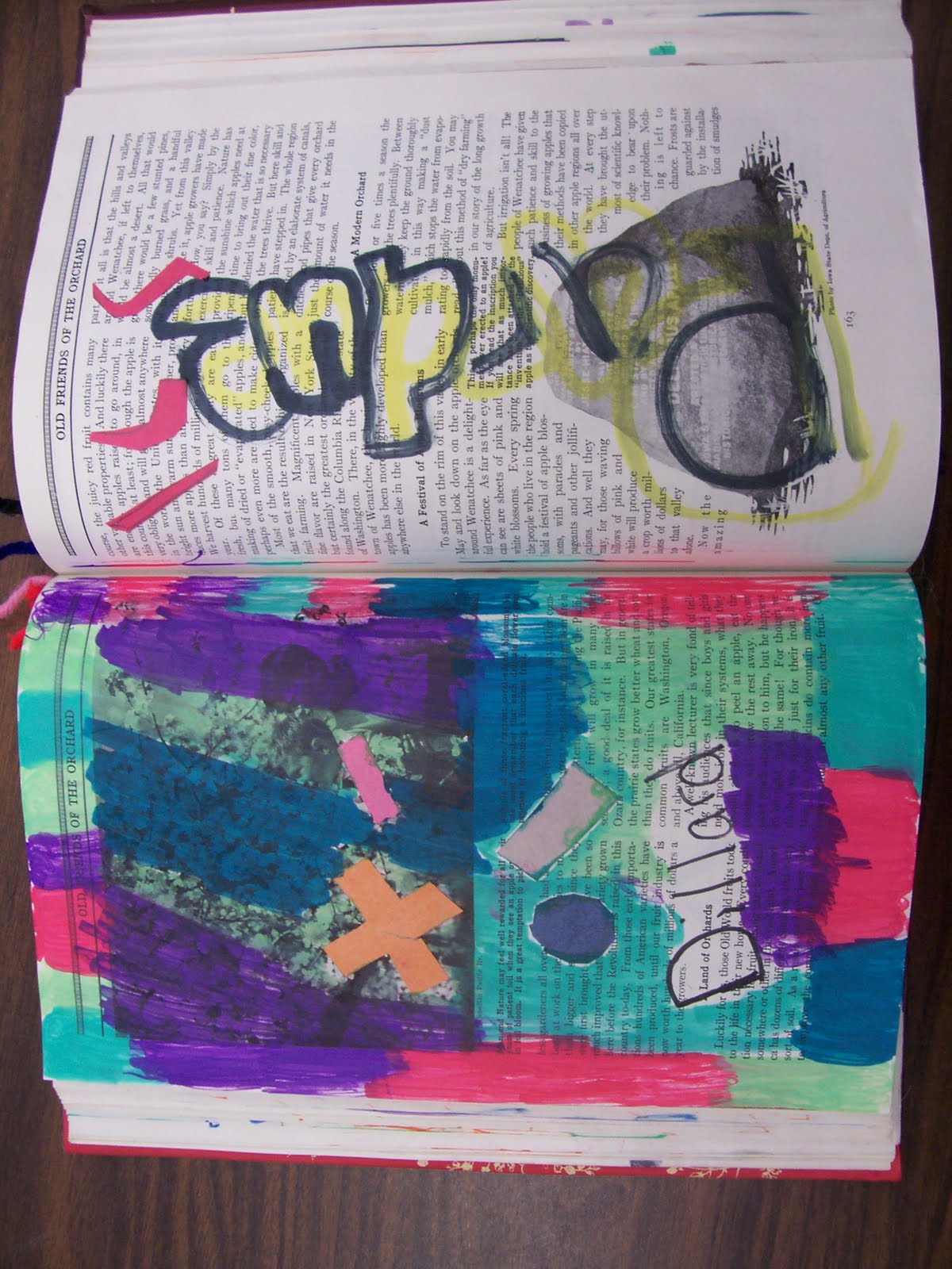 Irvington Community Middle School Art: Altered Art Books- 8th grader's ...