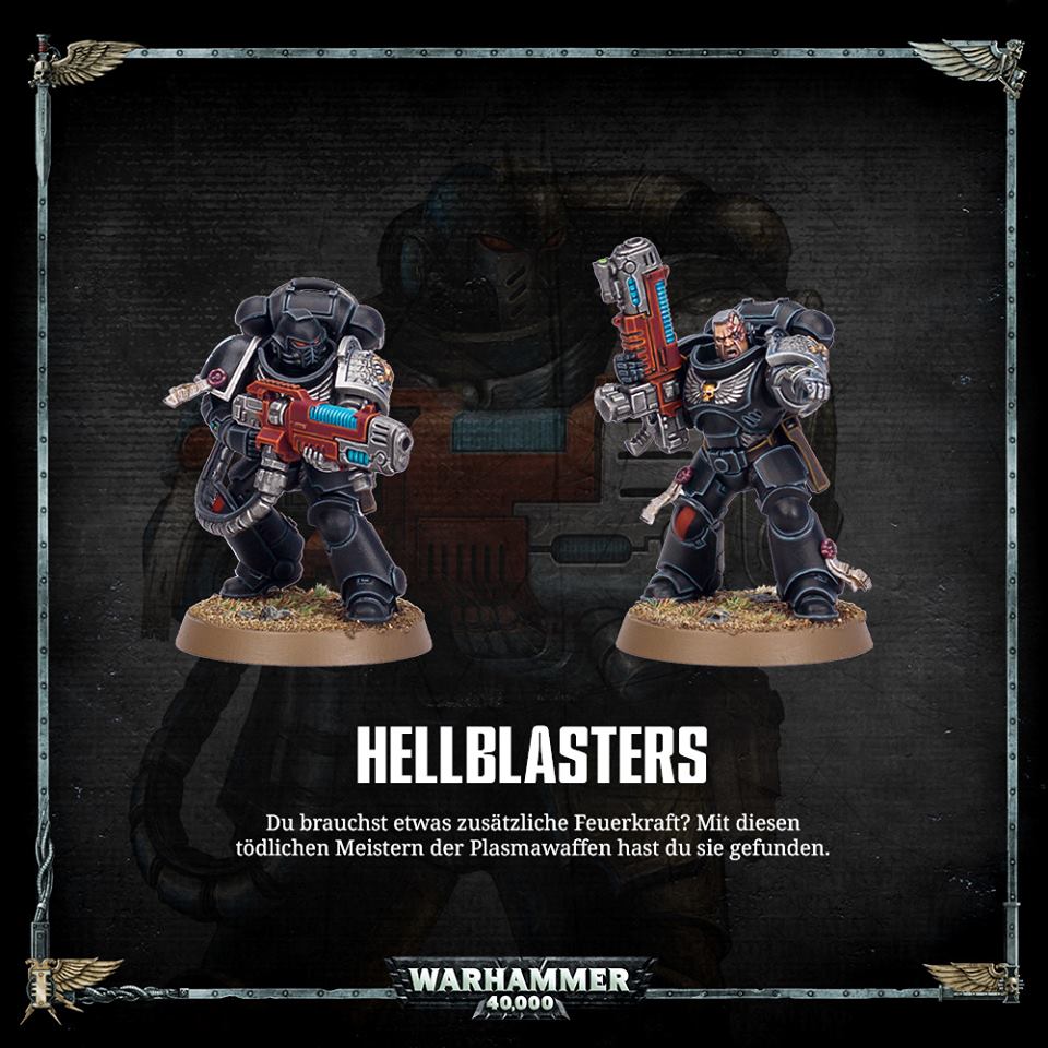 miniwars: Intercessors, Reivers, Hellblasters, Aggressors e Inceptors Deathwatch