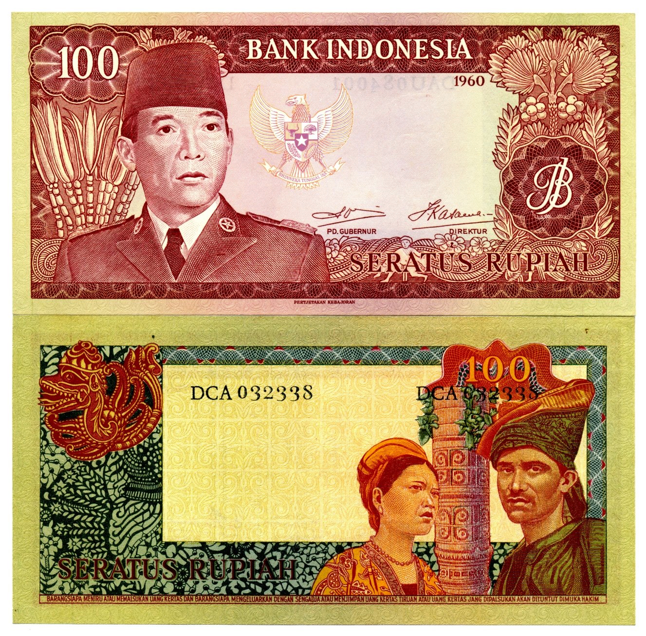 Do You Know Indonesia?: Rp.100 Seri Soekarno _ Gambar Mata Uang Kertas ...