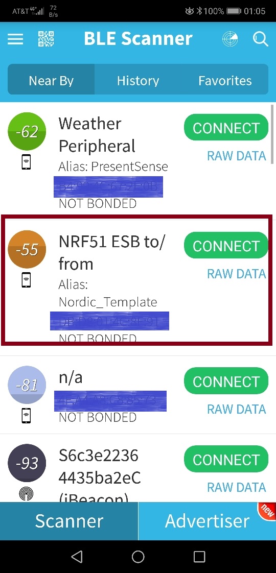 Programming Mostly Nrf51nrf52 Runs Ble Peripheral And Esb Protocol Concurrently