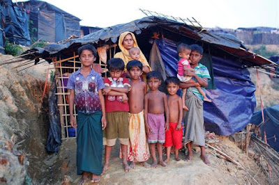 Rohingya refugee boy works to support his family
