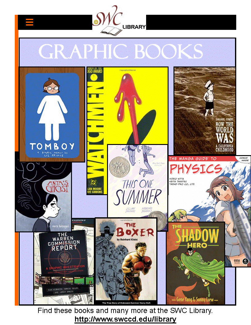 What's New @ SWC Library?: Who are these Comic Con characters?