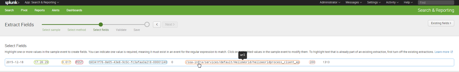 Oracle SOA / Java blog: A first look at Splunk. Monitor Oracle SOA Suite service response times
