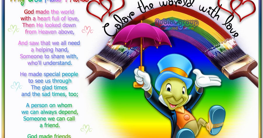 * Nubia_group Inspiration *: Why God gave us Friends