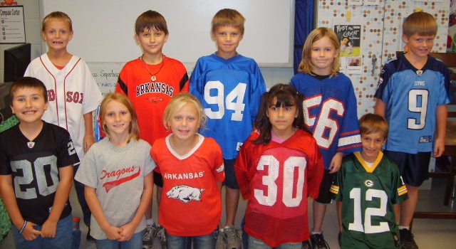 Mrs. Morrow's Class: Jersey Day
