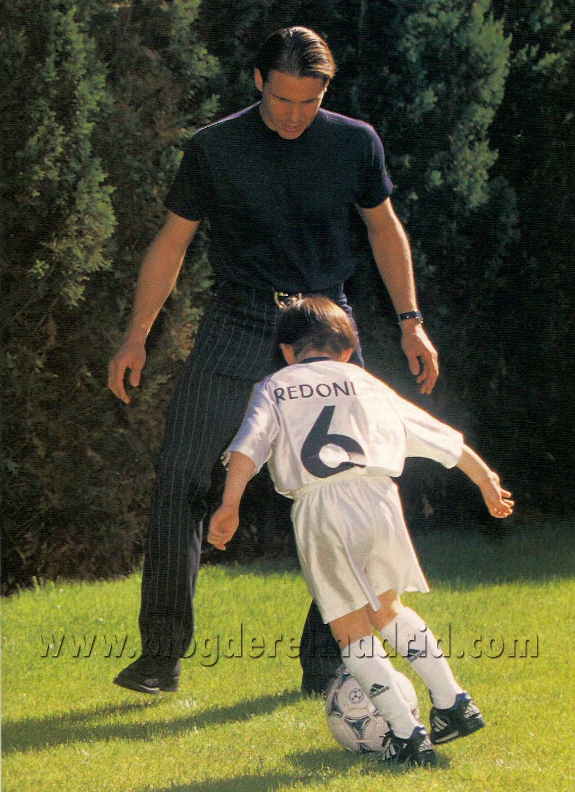 Fernando Redondo - Revista Oficial del Real Madrid (1999) | Blog del ...