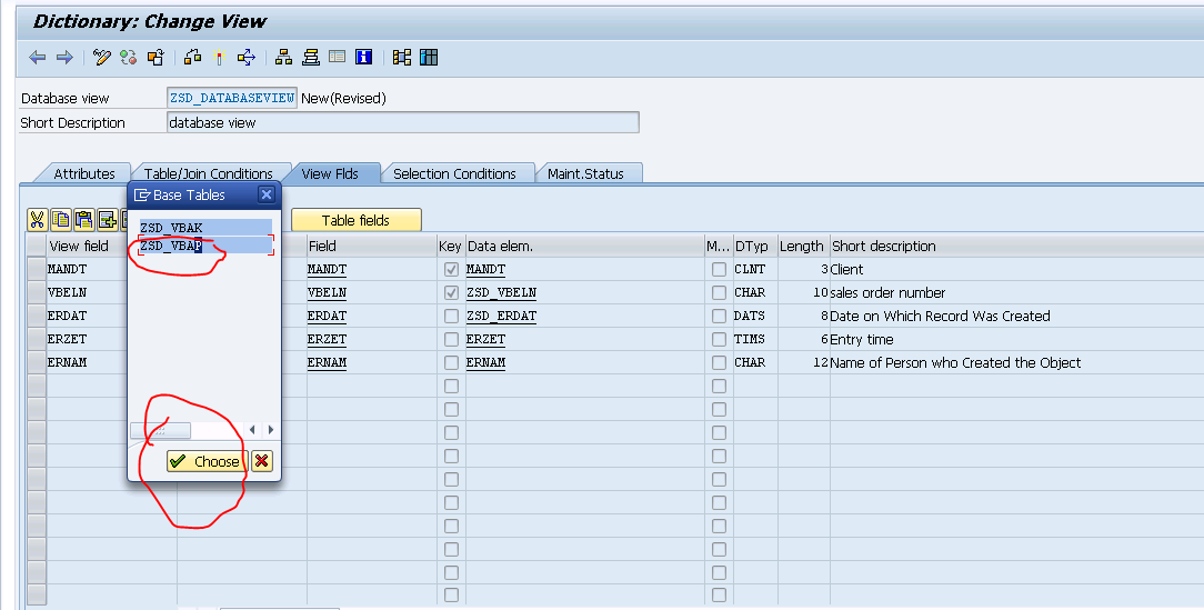 SAP TECH: Database View