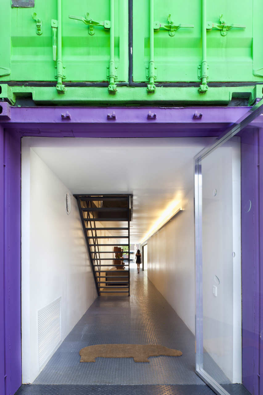 Shipping Container Homes & Buildings: ISO container building in Brazil