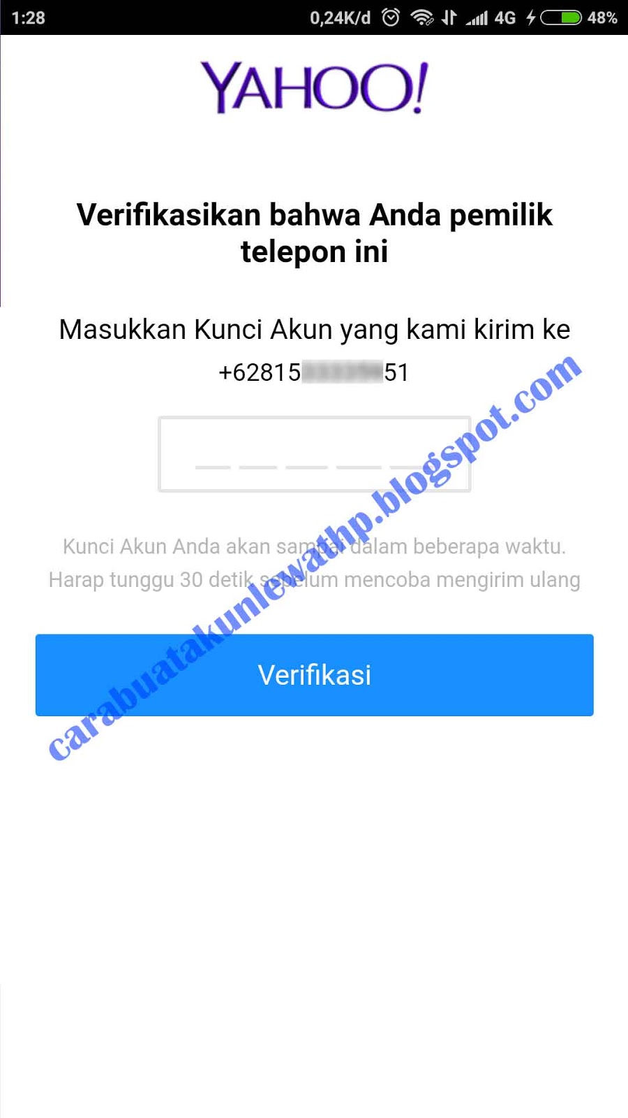 Cara Daftar Email Yahoo Lewat HP Lengkap Beserta Contoh Gambar - Cara Buat Akun Lewat HP