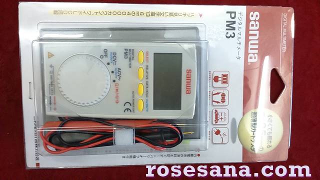 2R Hardware & Electronics: SANWA PM3 pocket digital multimeter
