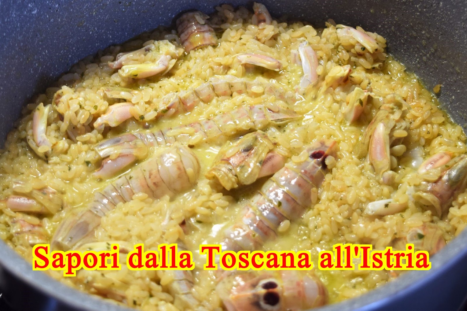 Sapori dalla Toscana all'Istria: Risotto di canocchie (canoce o cicale)