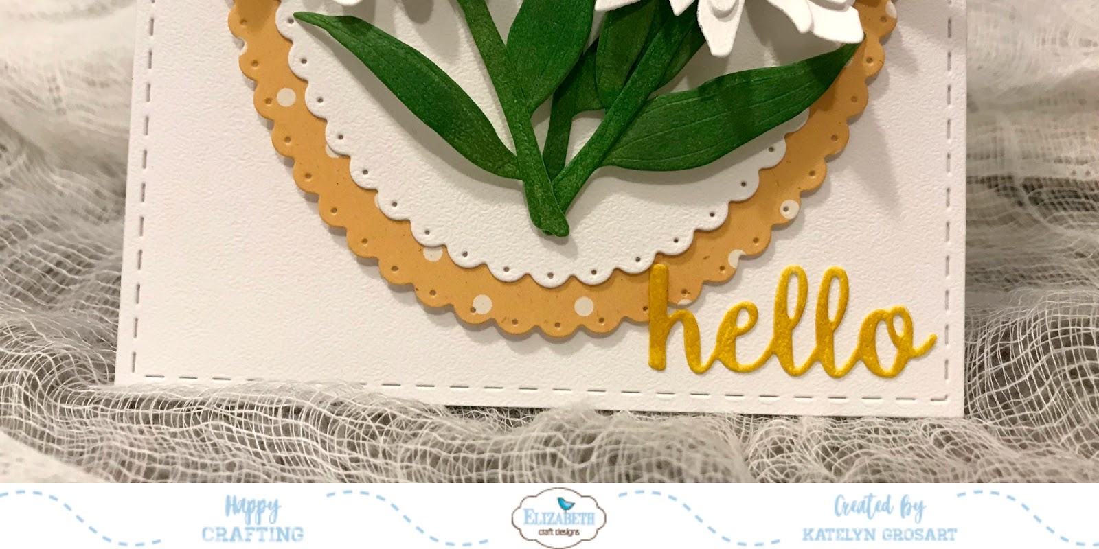 A Creative Journey: Susan's Garden Release Day - Hello Card