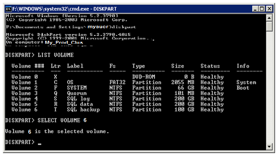 The SQL Server: Adding more size to Disk in Windows 2003 Cluster ...